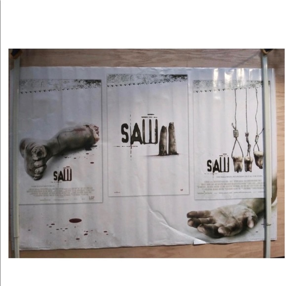 SAW | Art | Saw Saw Ii Saw Iii Movie Poster Collage 206 Lionsgate Films Rare | Poshmark